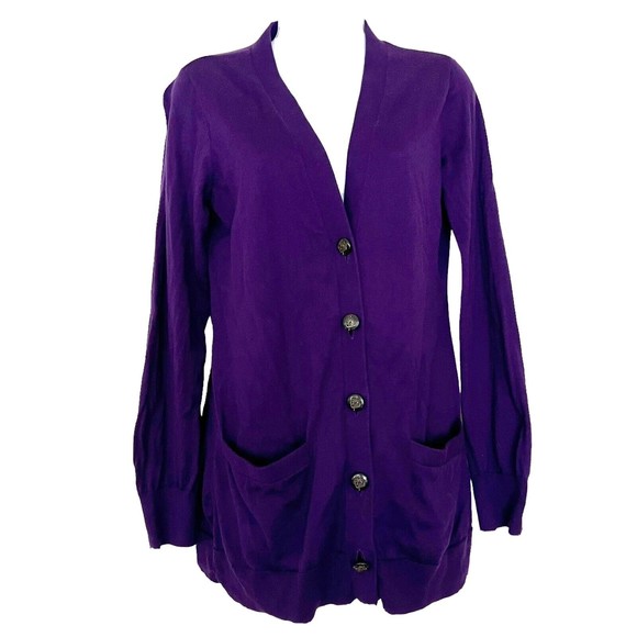 Lauren Ralph Lauren | Sweaters | Lauren Ralph Lauren Long Purple ...